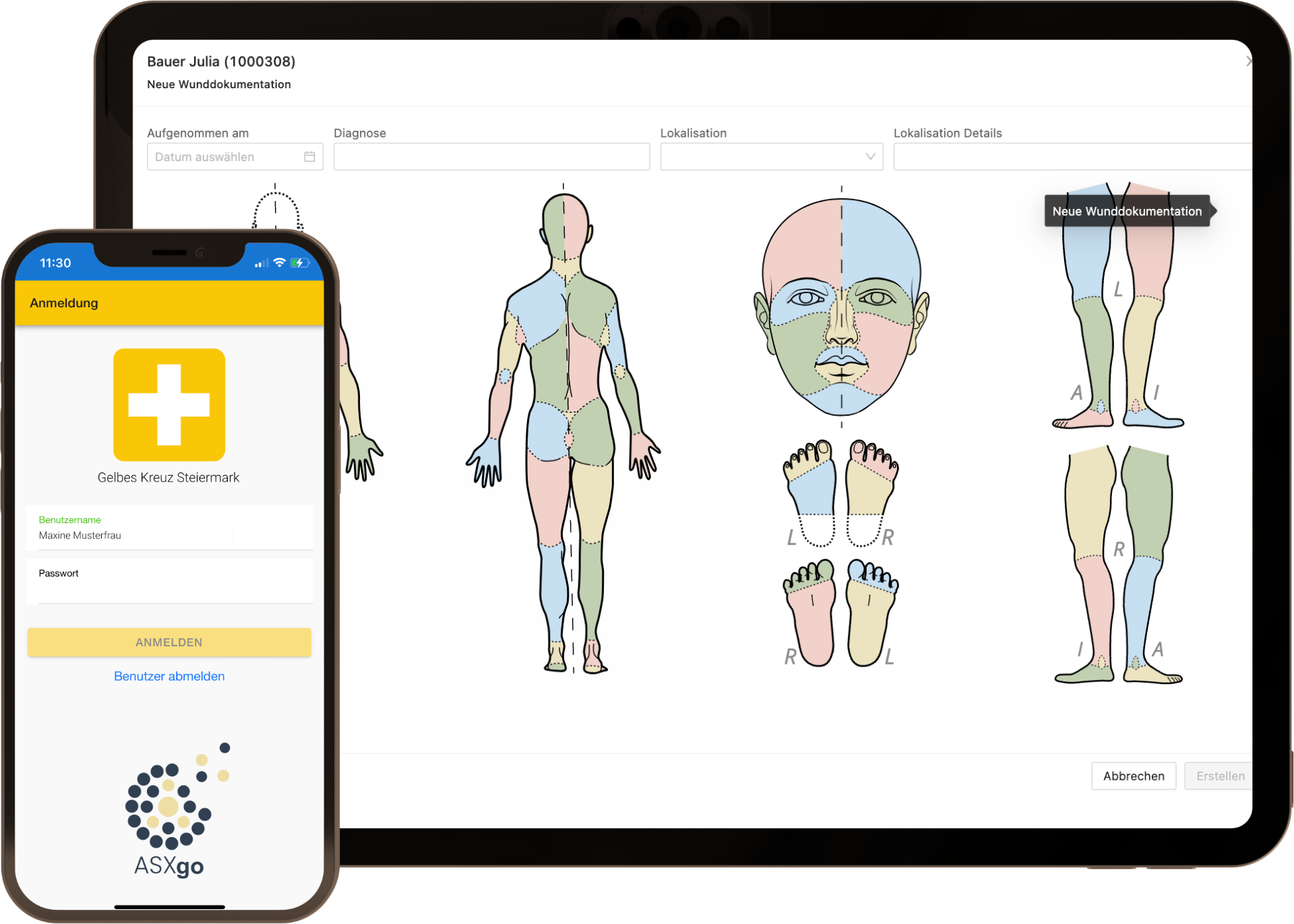 ASXgo - ASX - DIE mobile Pflege Software für Österreich